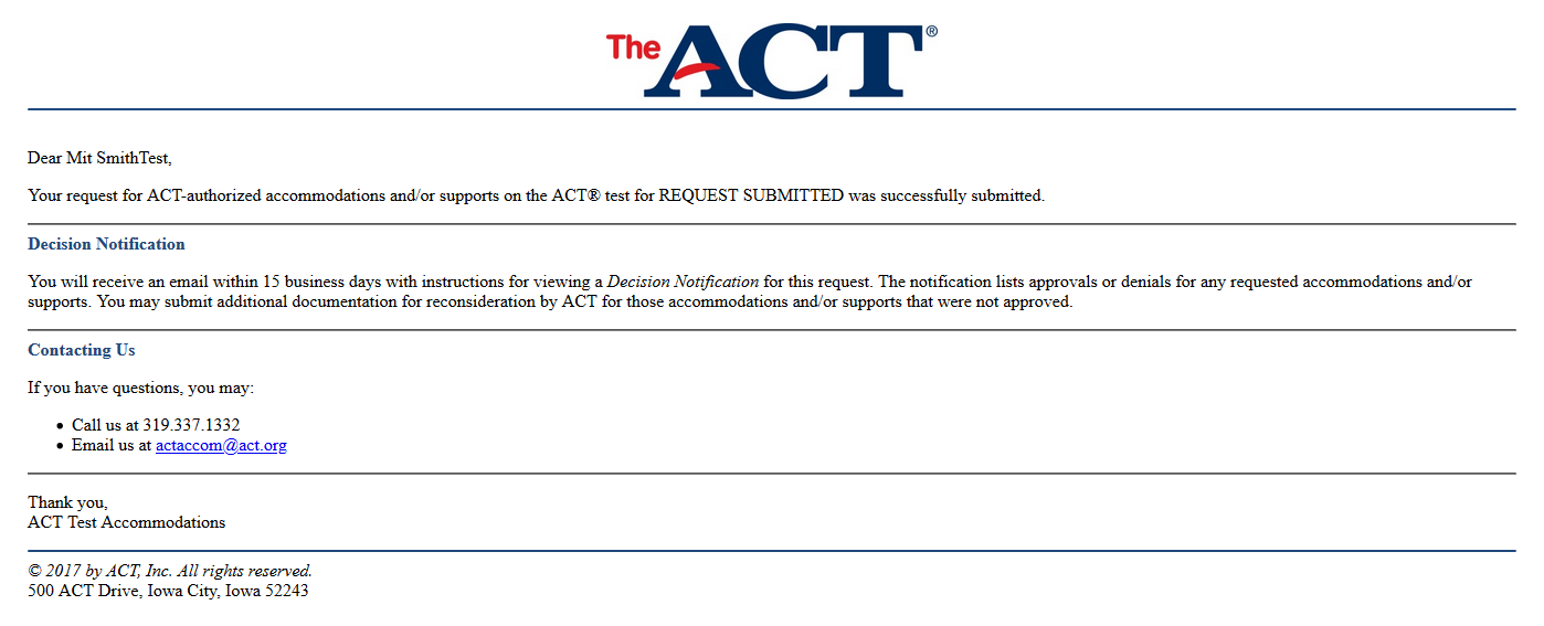 Submitting an Initial Request