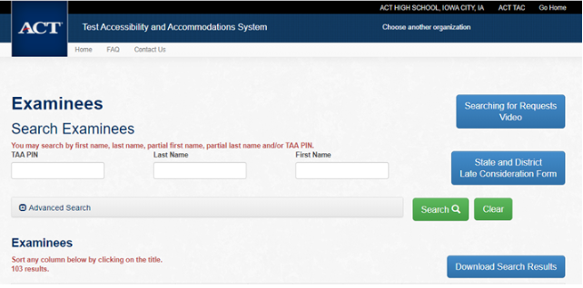 Submitting an Initial Request