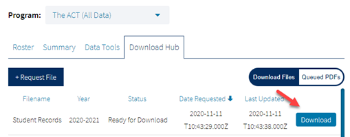 Downloading Data in Online Reporting