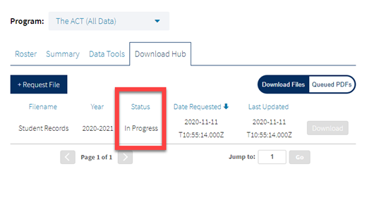 Downloading Data in Online Reporting